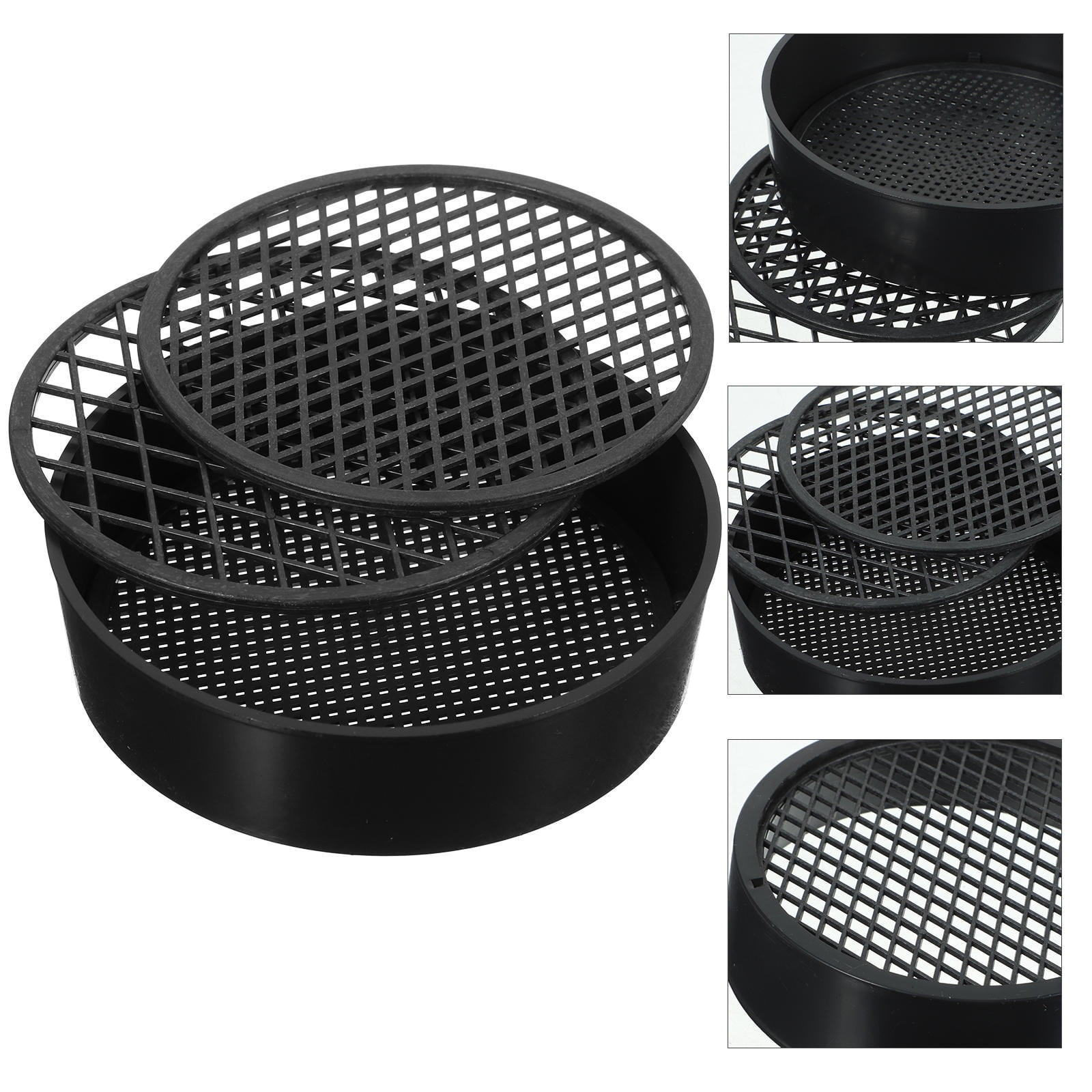 KAJNBN 12Pcs Gardening Sieves for Shells Collection 4.7x4.7in Plastic ...