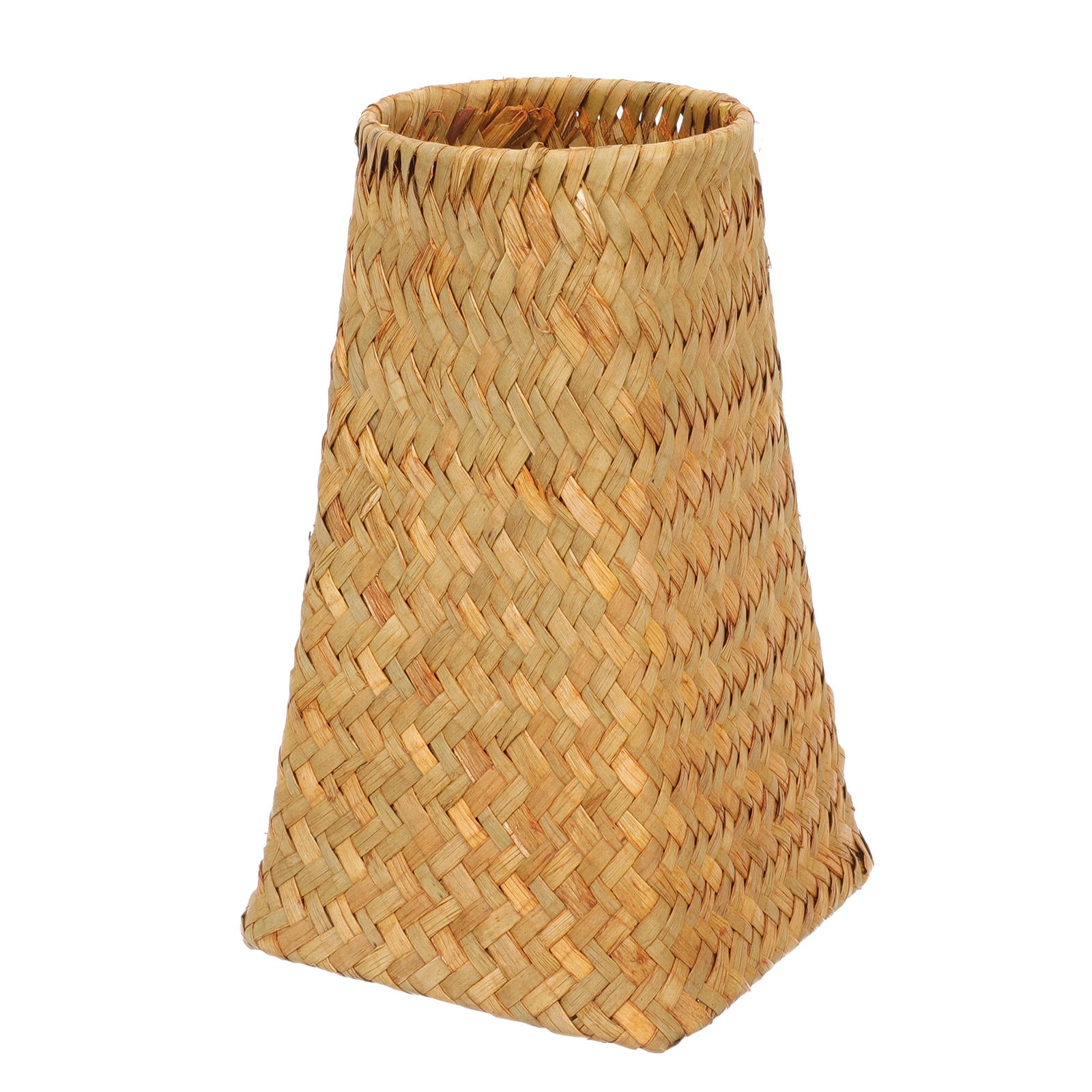 KAJNBN 1Pack Bamboo Weaving Pen Holder Cylindrical Shape Home Decor ...