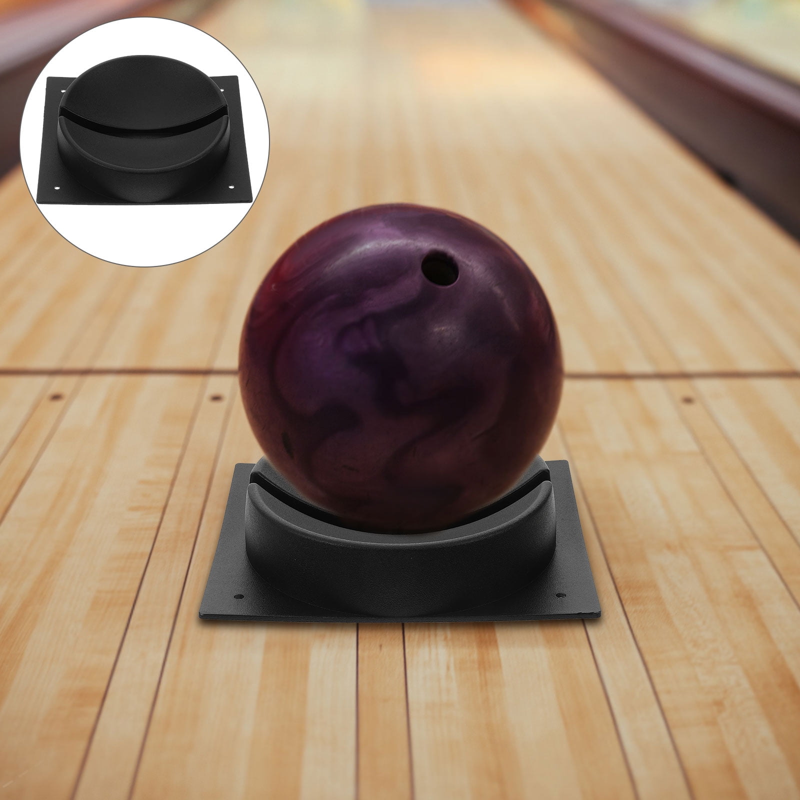 KAJNBN 1Pack Durable Plastic Stable Sports Ball Rack for Bowling ...