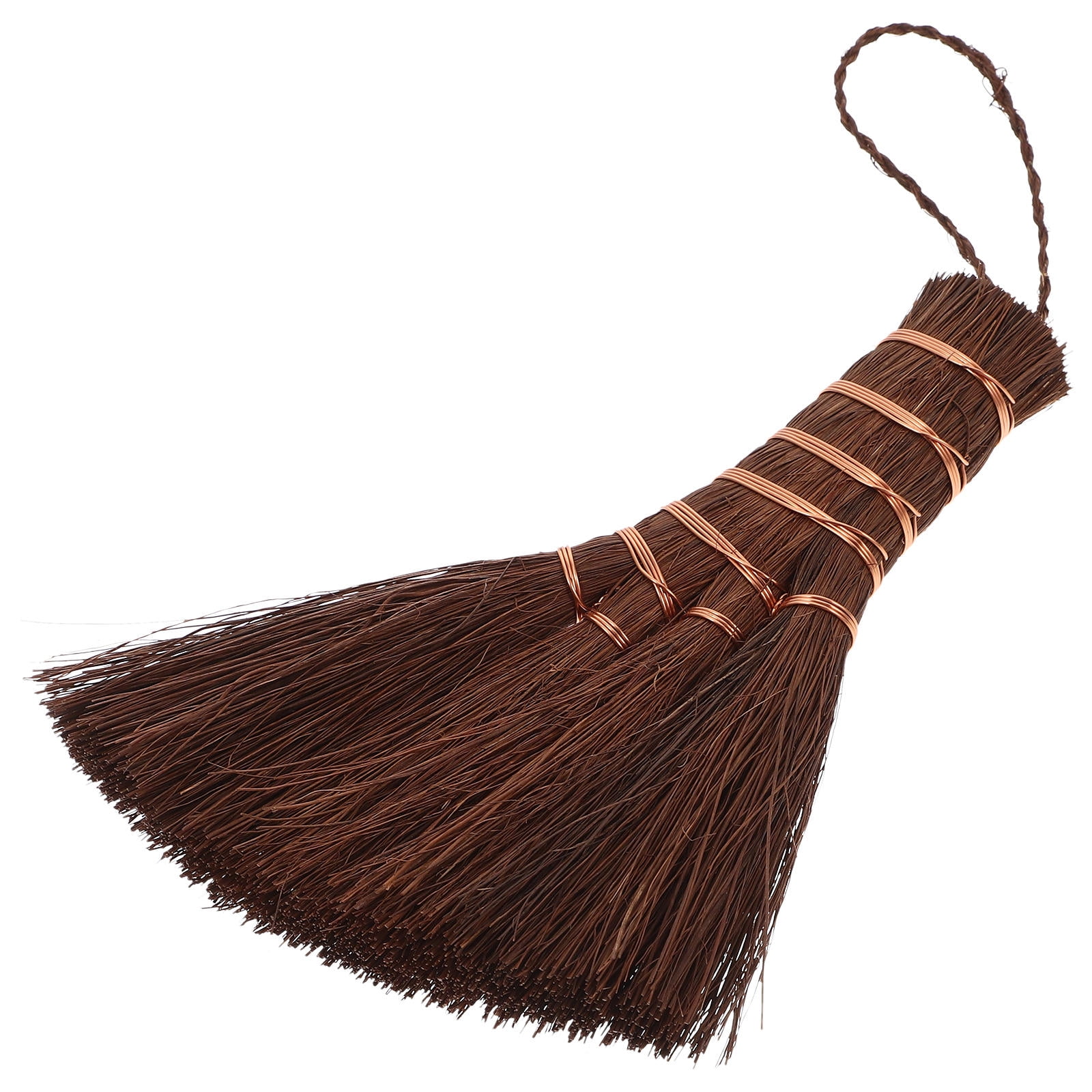 KAJNBN 1Pack Handheld Broom Palm Fiber for Desk Indoor Sweeping Narrow ...