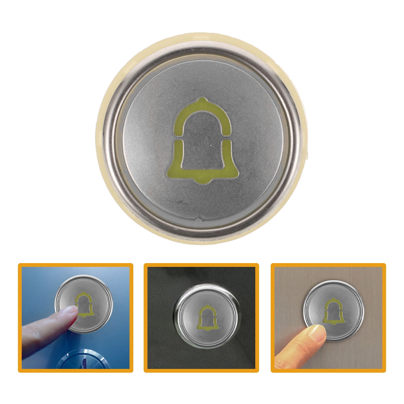 KAJNBN 1Pack Lift Elevator Alarm Button Replacement Stainless Steel For ...