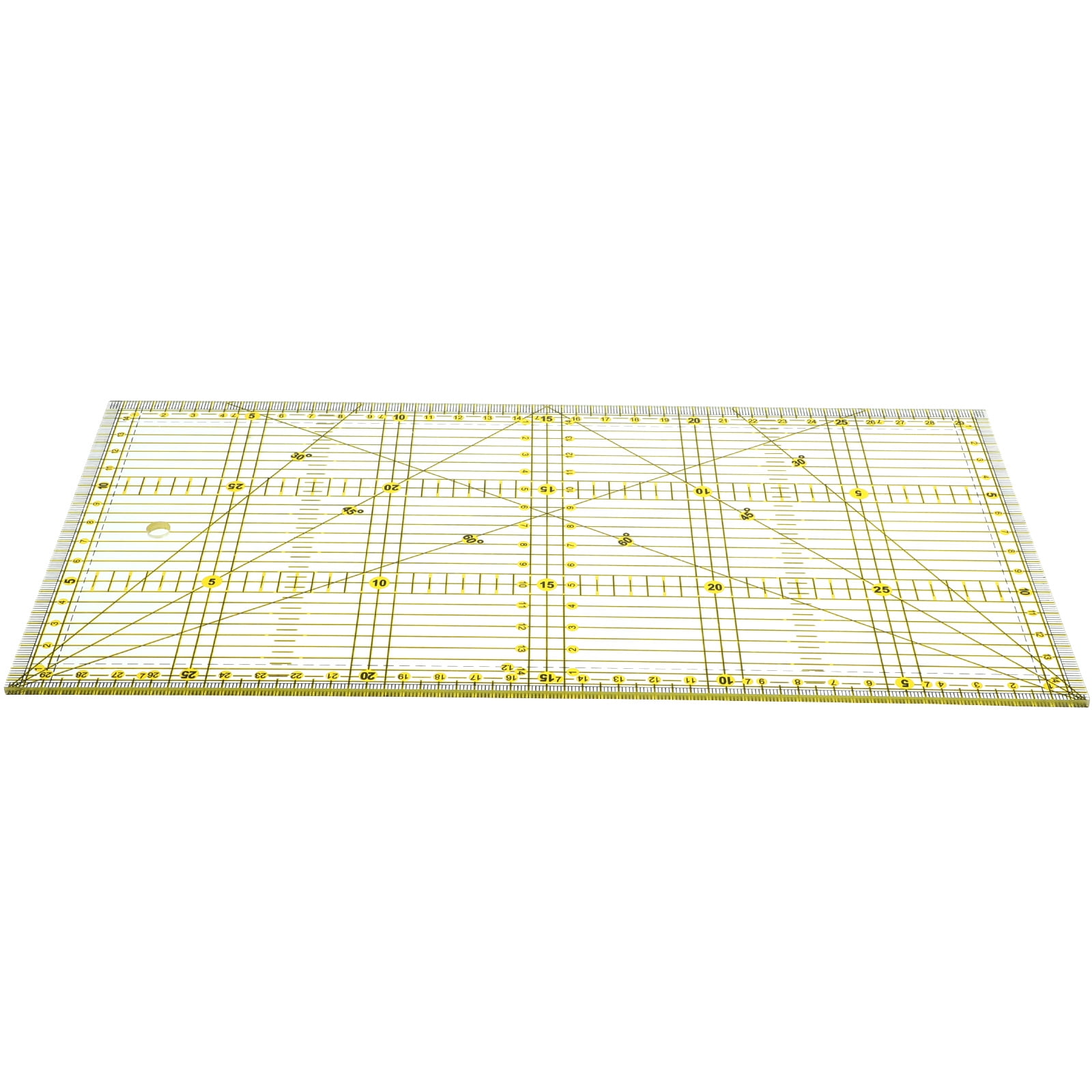 KAJNBN 1Pack Rectangular Quilter's Ruler with Contrasting Grid Lines ...