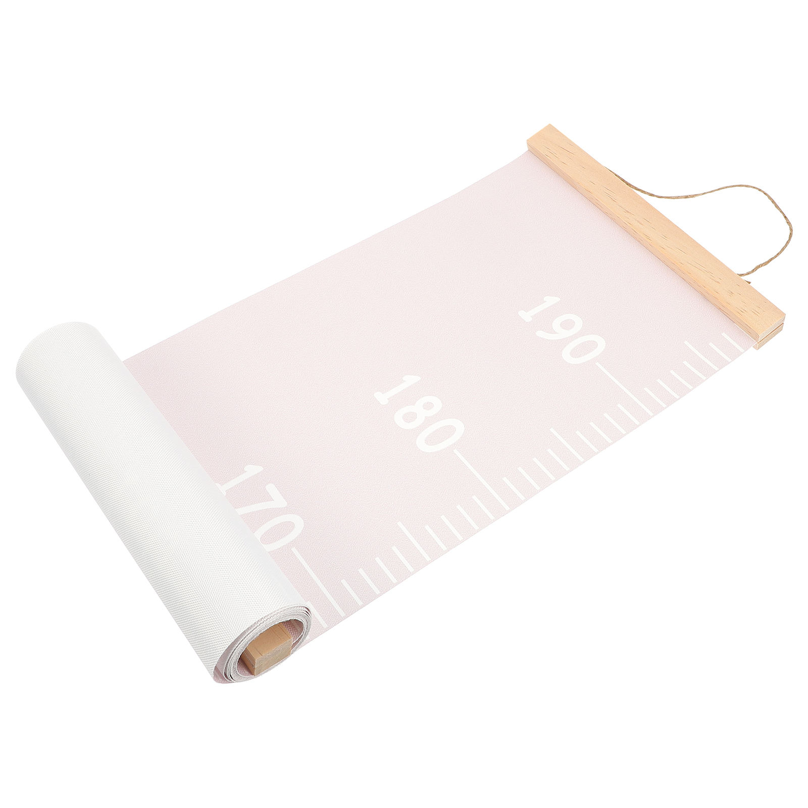 KAJNBN 1Pcs Pink Cloth Wood Wall Hanging Height Chart for Nursery and ...