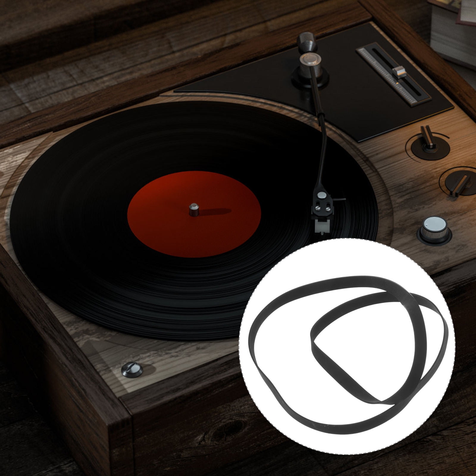 KAJNBN 1Pcs Rubber Belt for Record Players 20.1x0.5cm - Walmart.com