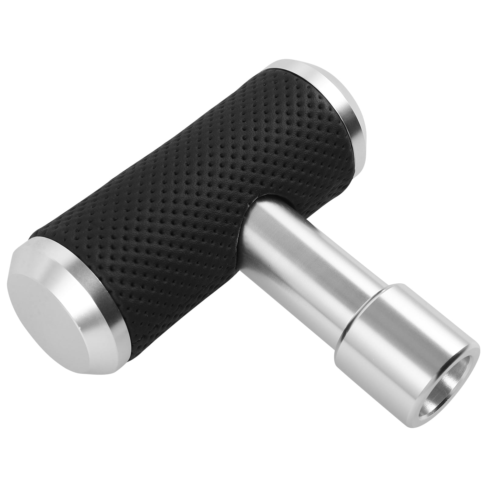 KAJNBN 1Pcs Silver Round Gear Lever Knobs for Vehicles with Easy ...