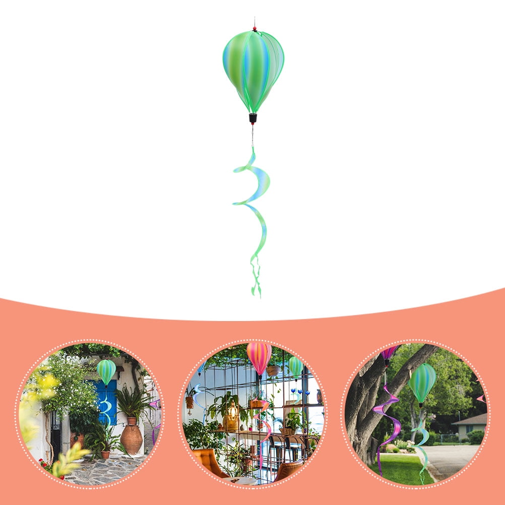 KAJNBN 1Set Balloon Shape Hot Air Balloon Wind Spinners for Outdoor ...