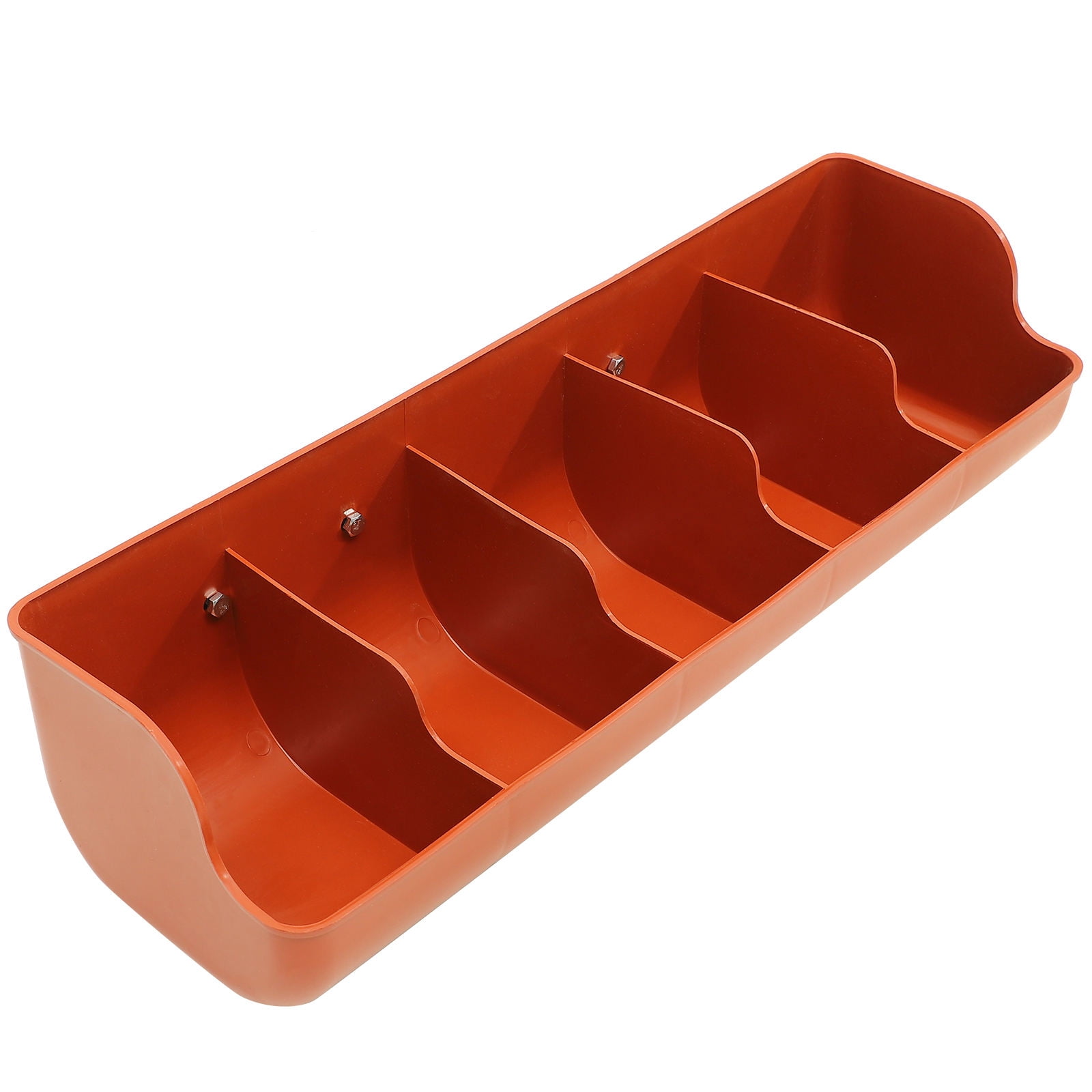 KAJNBN 1Set Trough Feeder Plastic Multi Compartment Design for Pigs in ...