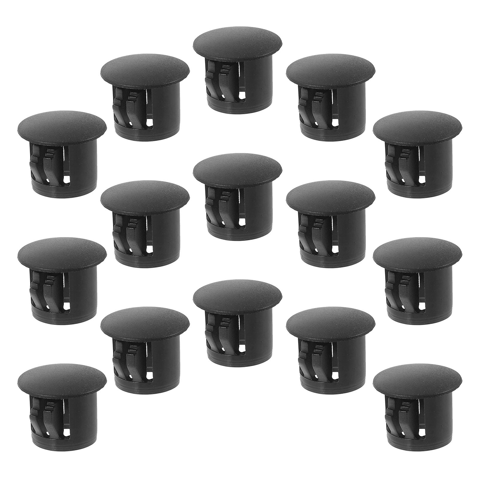 KAJNBN 20Pcs Circular Hole Cover Caps Nylon Screw Hole Plugs For ...
