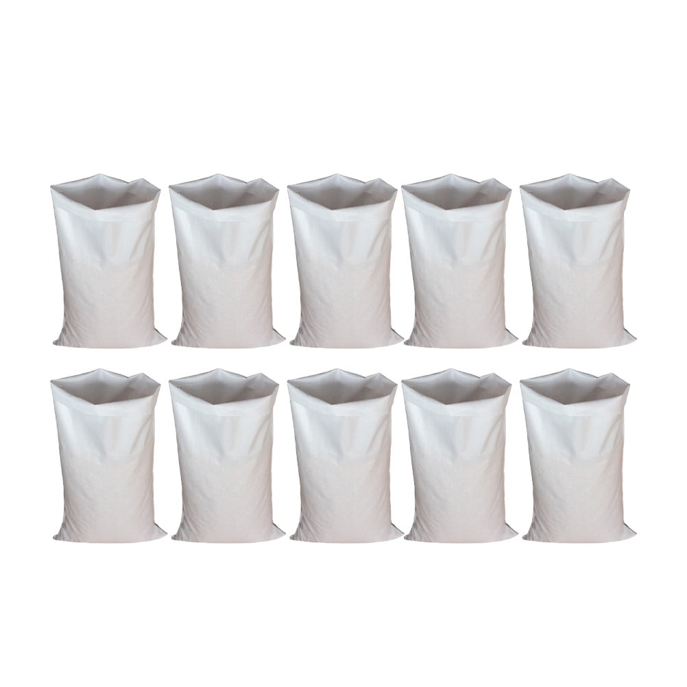 KAJNBN 20Pcs Plastic Sand Bag for Long Journey Gunny Sack with ...
