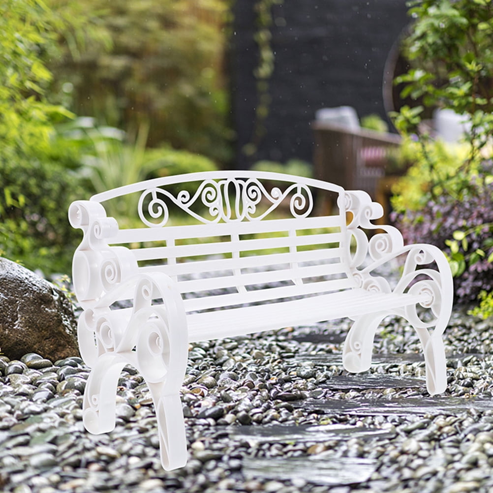 KAJNBN 2Pack Miniature Bench Models for Doll House Accessories and ...