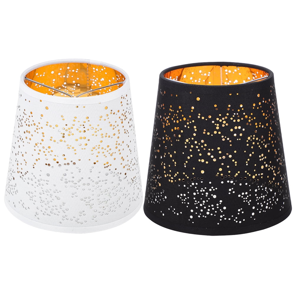 KAJNBN 2Pcs Square Cloth Lampshade with Metal Frame for Table Lamps ...