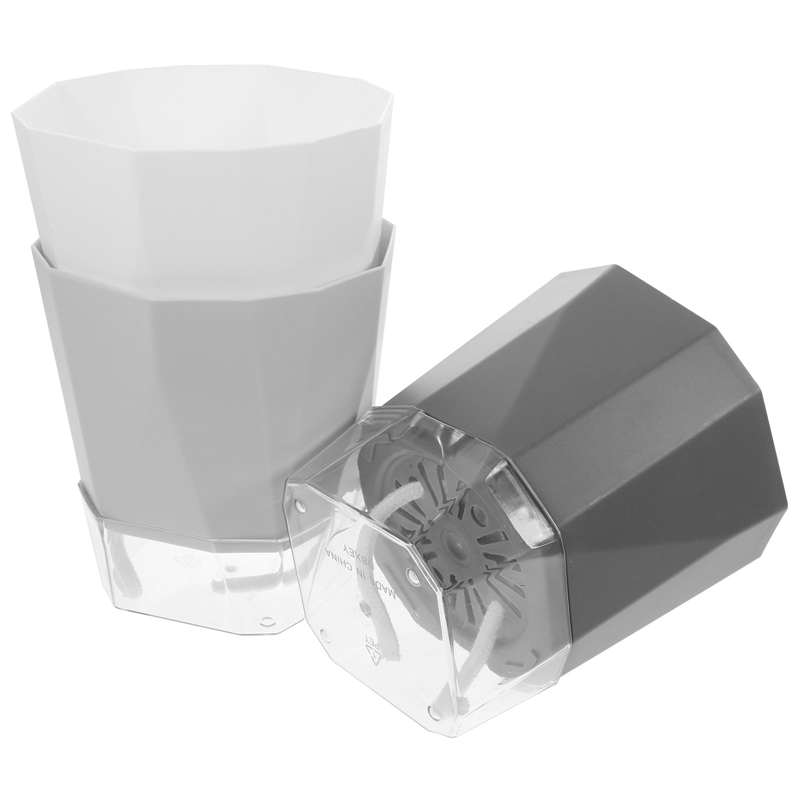 KAJNBN 3Set Wetpot Self-watering Pot For Plants 4.72x4.72x5.11in PP ...