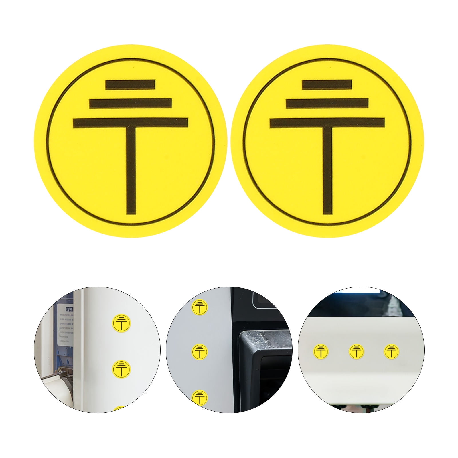 KAJNBN 400pcs Electric Warning Stickers Electric Fence Sign Labels For ...