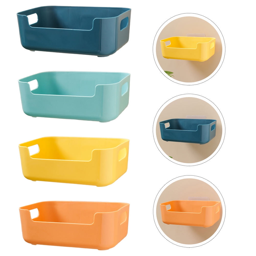 KAJNBN 4Pcs Storage Containers Small Plastic Boxes for Efficient Home ...
