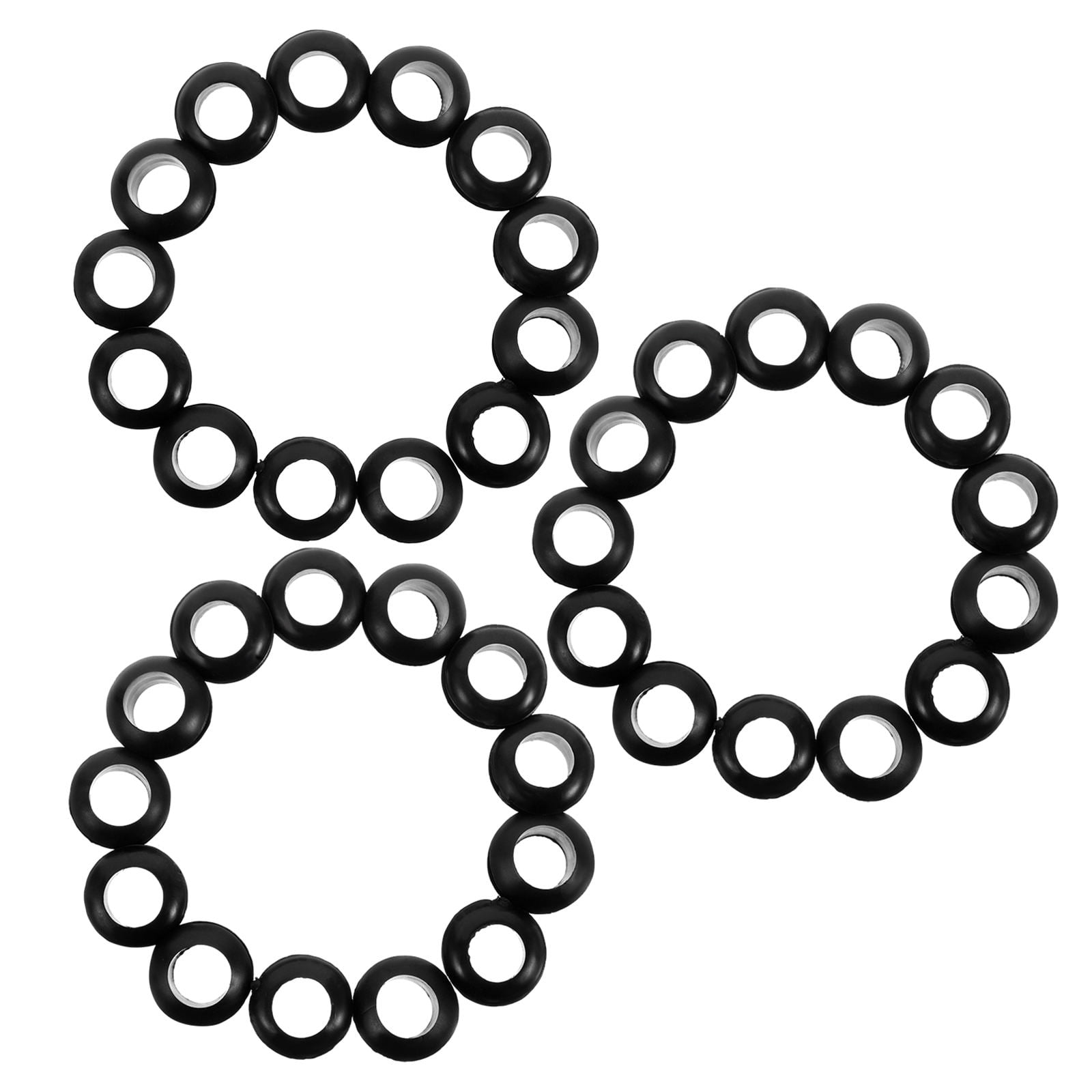 KAJNBN 50Pcs Mason Jar Rings for Containers Airtight Seal Black ...