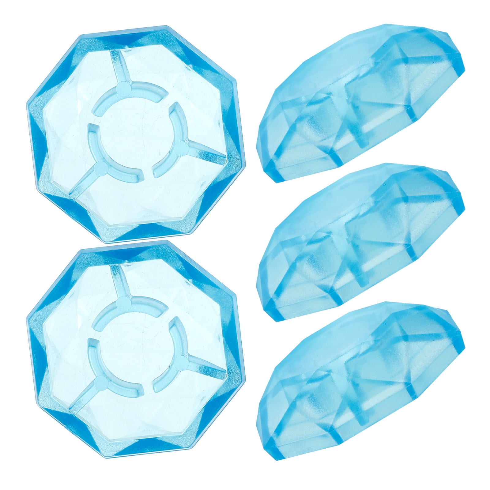 KAJNBN 5Pcs Blue Guitar Effect Pedal Footswitch Topper with LED Light ...