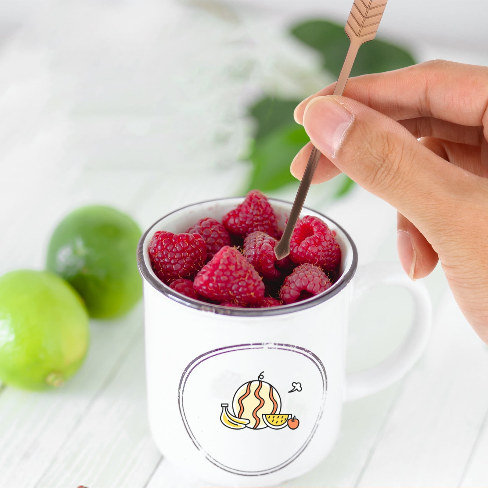 KAJNBN 5Pcs Salad Forks Stainless Steel Simple and Elegant Design for ...