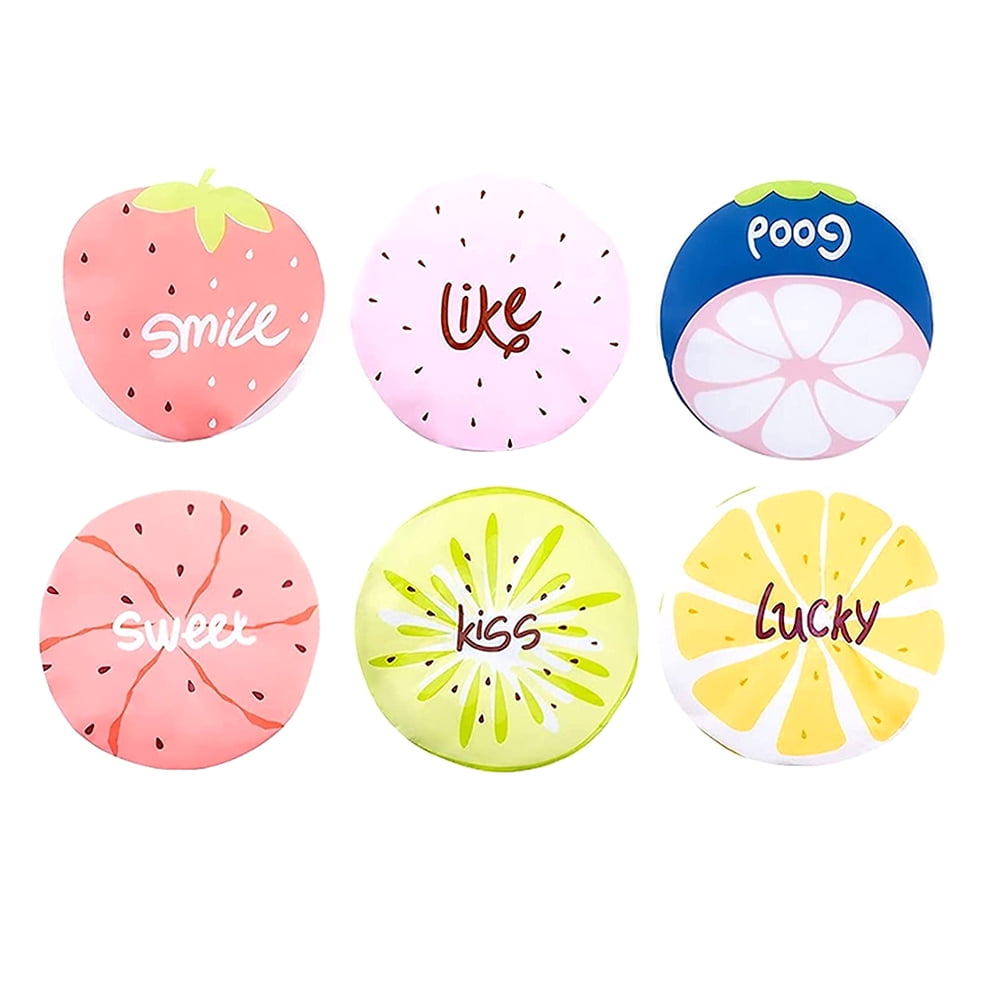 KAJNBN 6Pack Hair Caps for Women Facial Care Safe to Use PE Material 9 ...