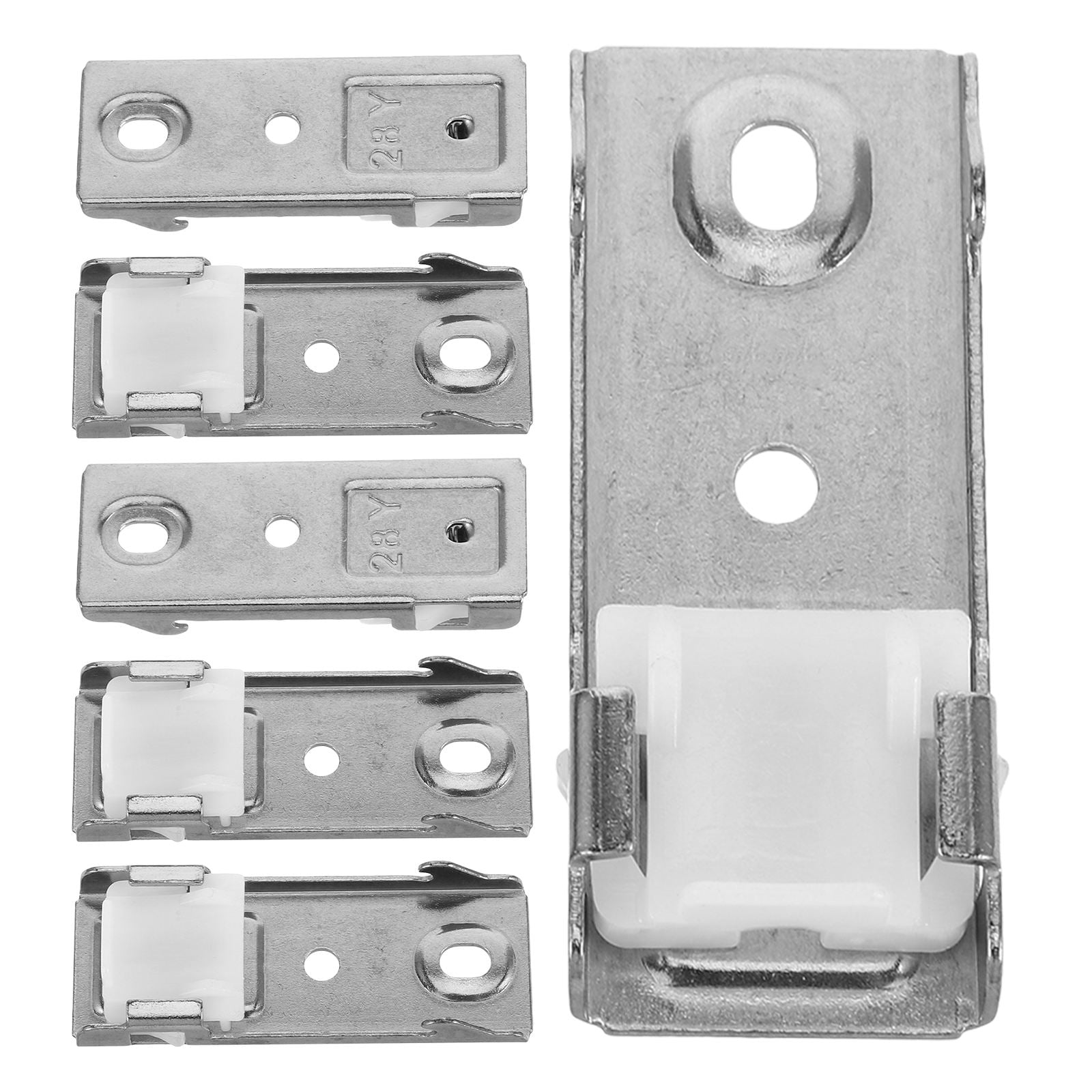 KAJNBN 6Pcs Top Connector Silver Rectangular for RV Curtain Track Clips ...
