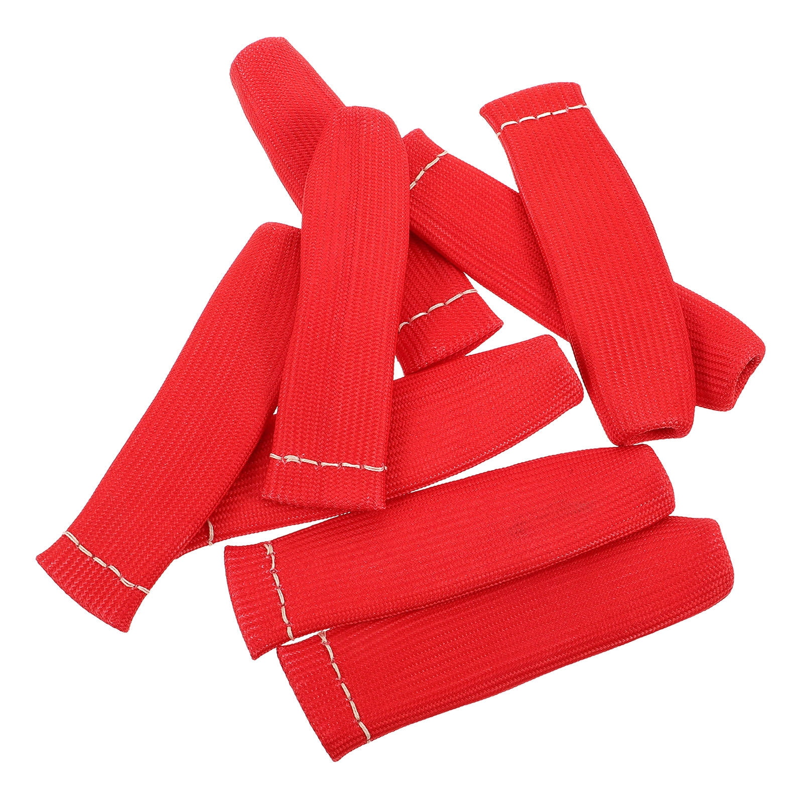 KAJNBN 8Pcs Spark Plug Boot Heat Wrap Red for Automotive Enthusiasts ...