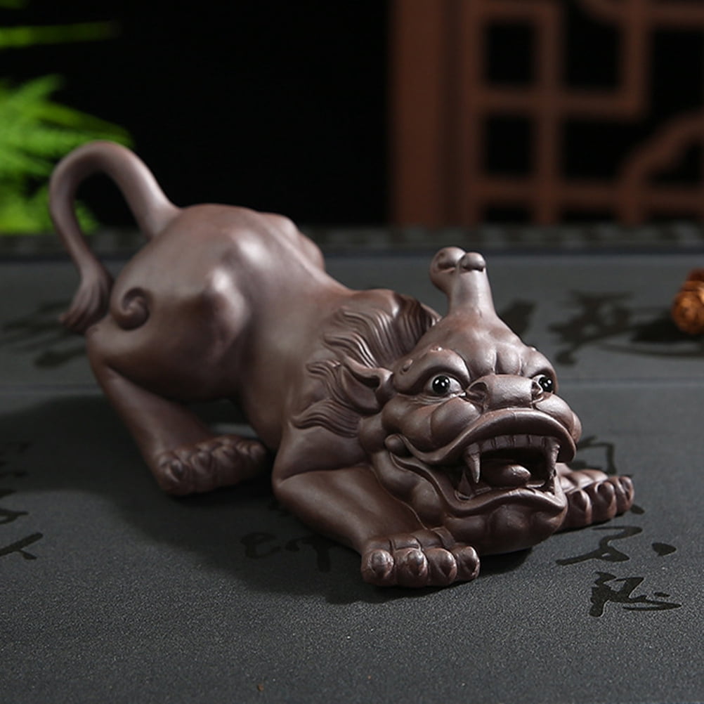 KAJNBN Ancient Animal Tea Pet Figurine Artistic Tea House Decoration ...
