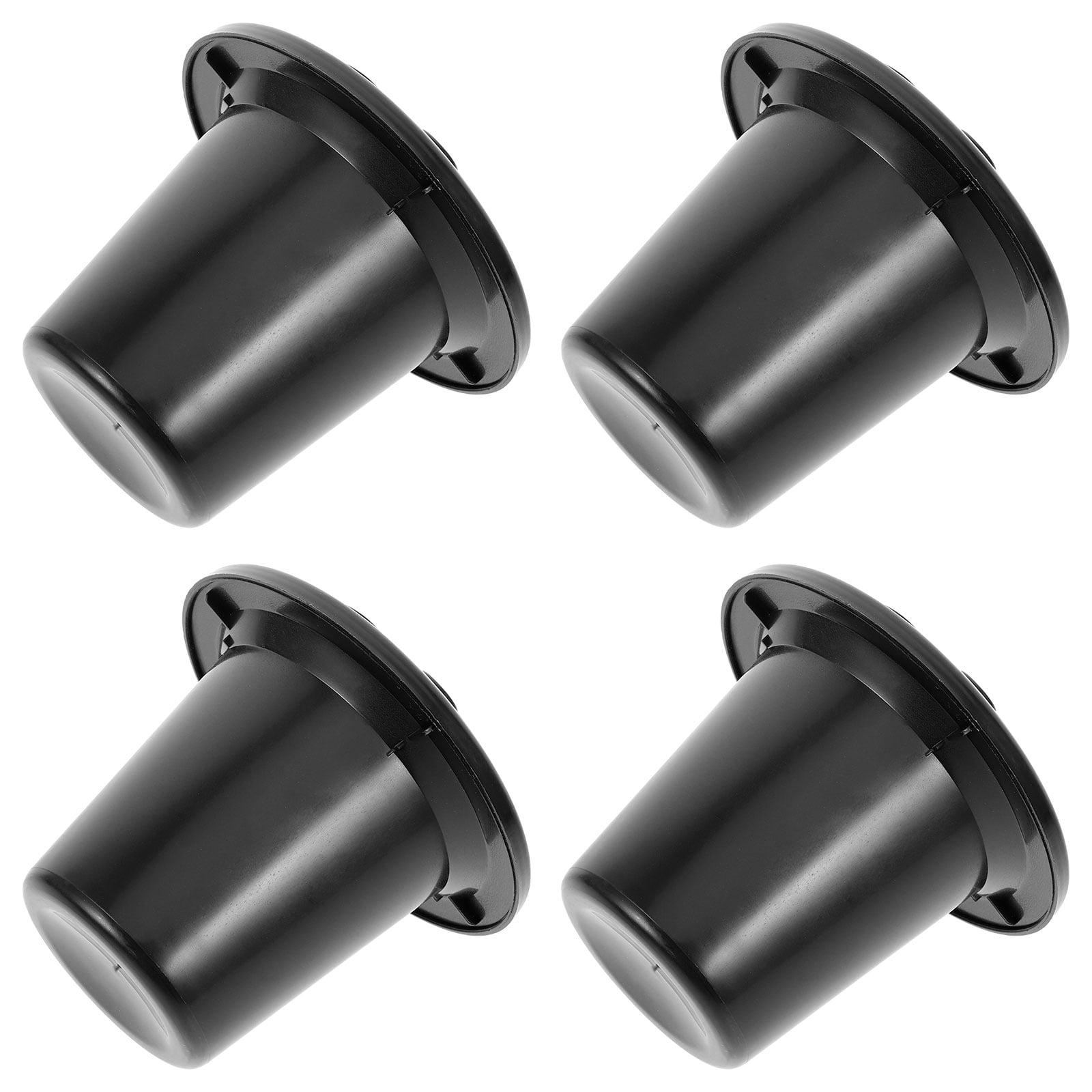KAJNBN Cemetery Flower Container 4Pcs Black Plastic Grave Flower Pots ...