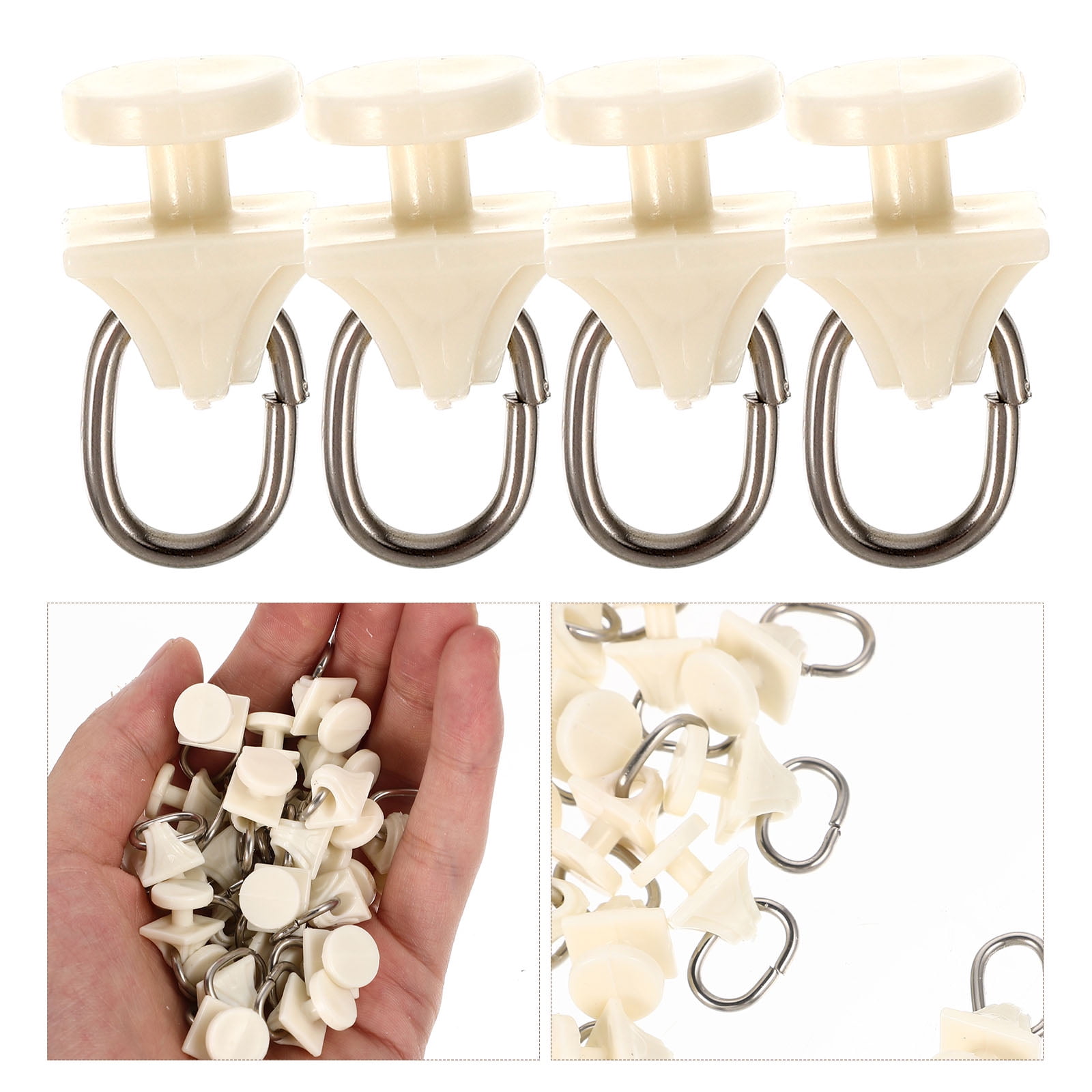 KAJNBN Curtain Rollers 100 Pcs for Bedroom Use Silent Operation and ...