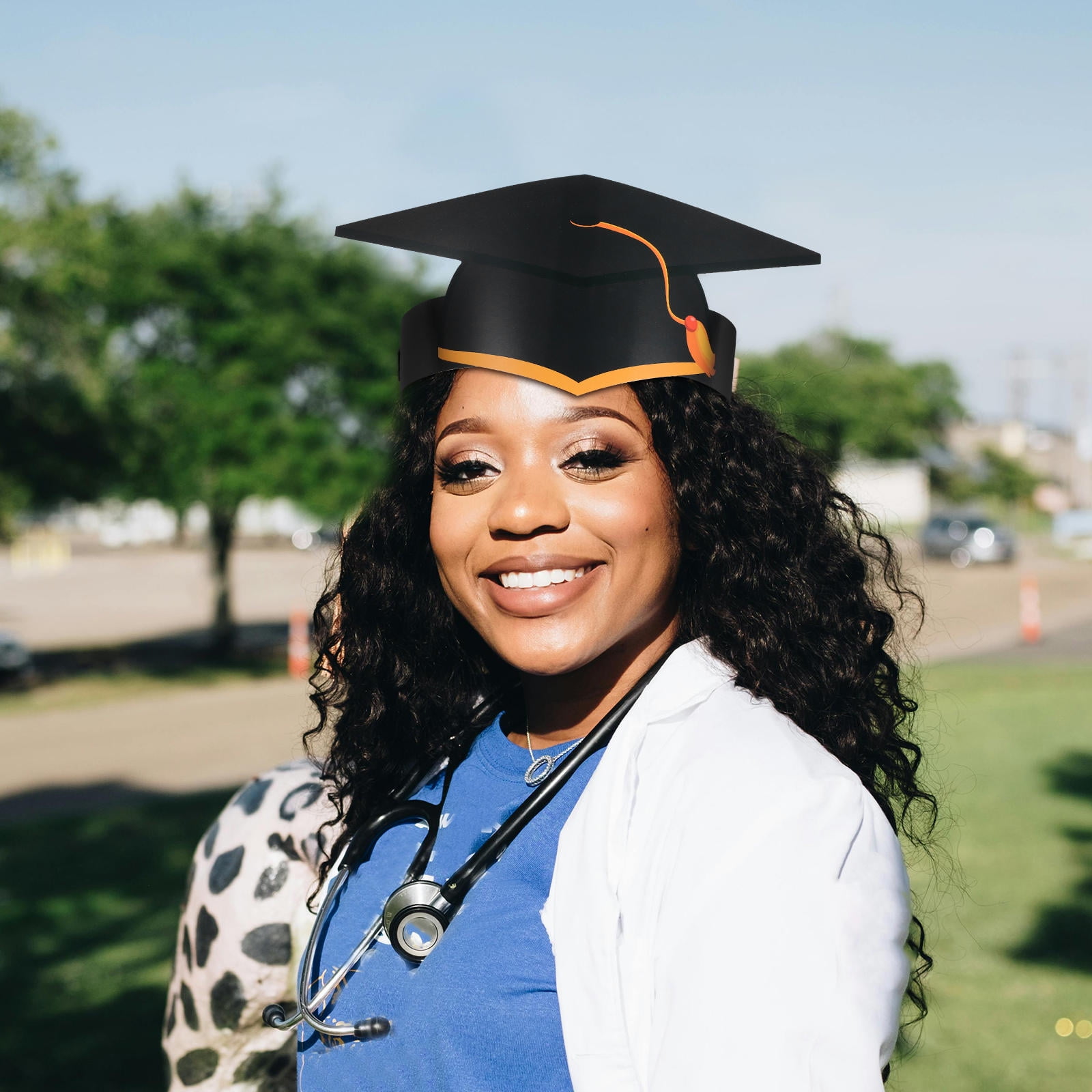 KAJNBN Diy Graduation Hats Graduation Caps Adjustable Elastic Band ...