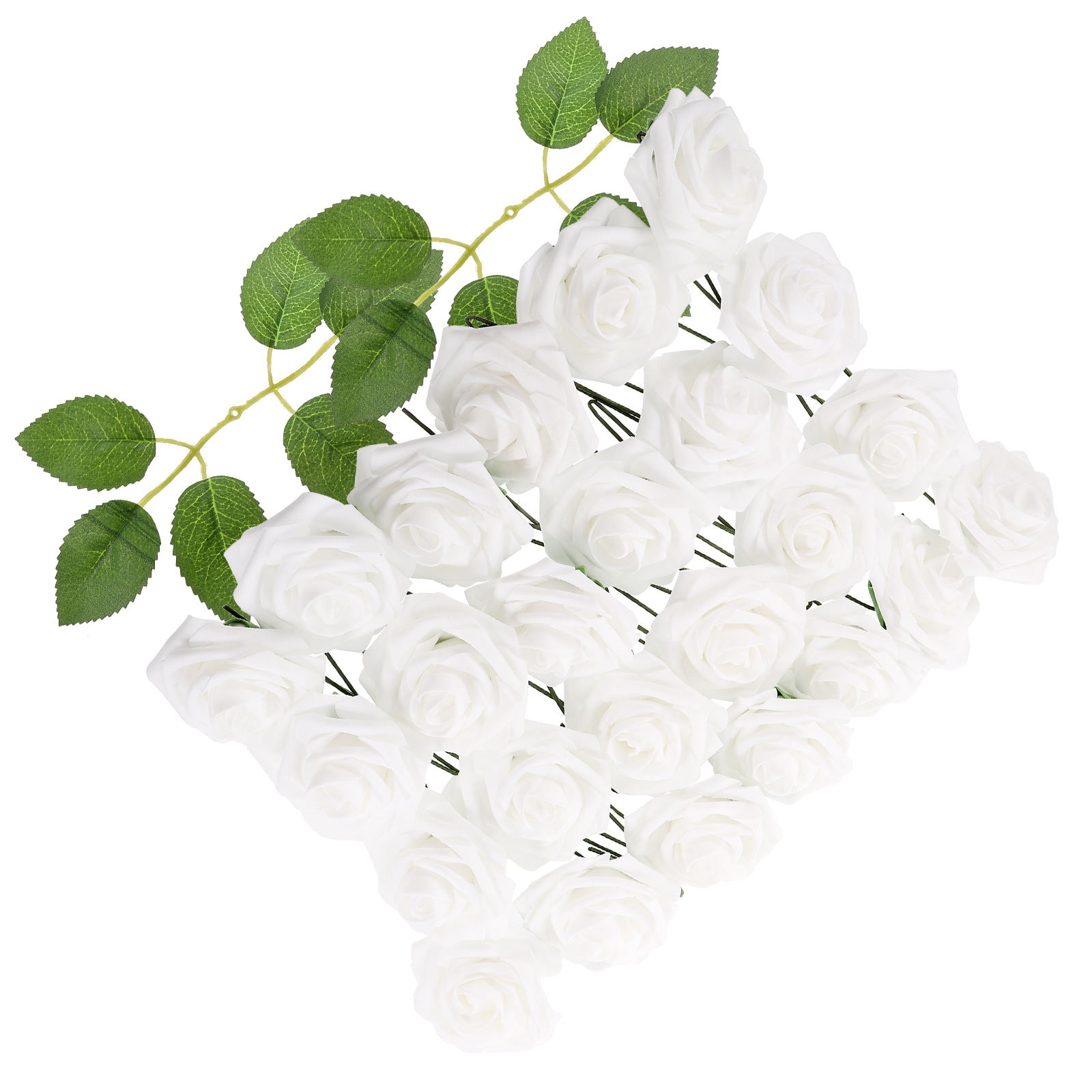 KAJNBN Faux Roses For Shop Decor Home Accessories 10.6X3.9X1.3In ...