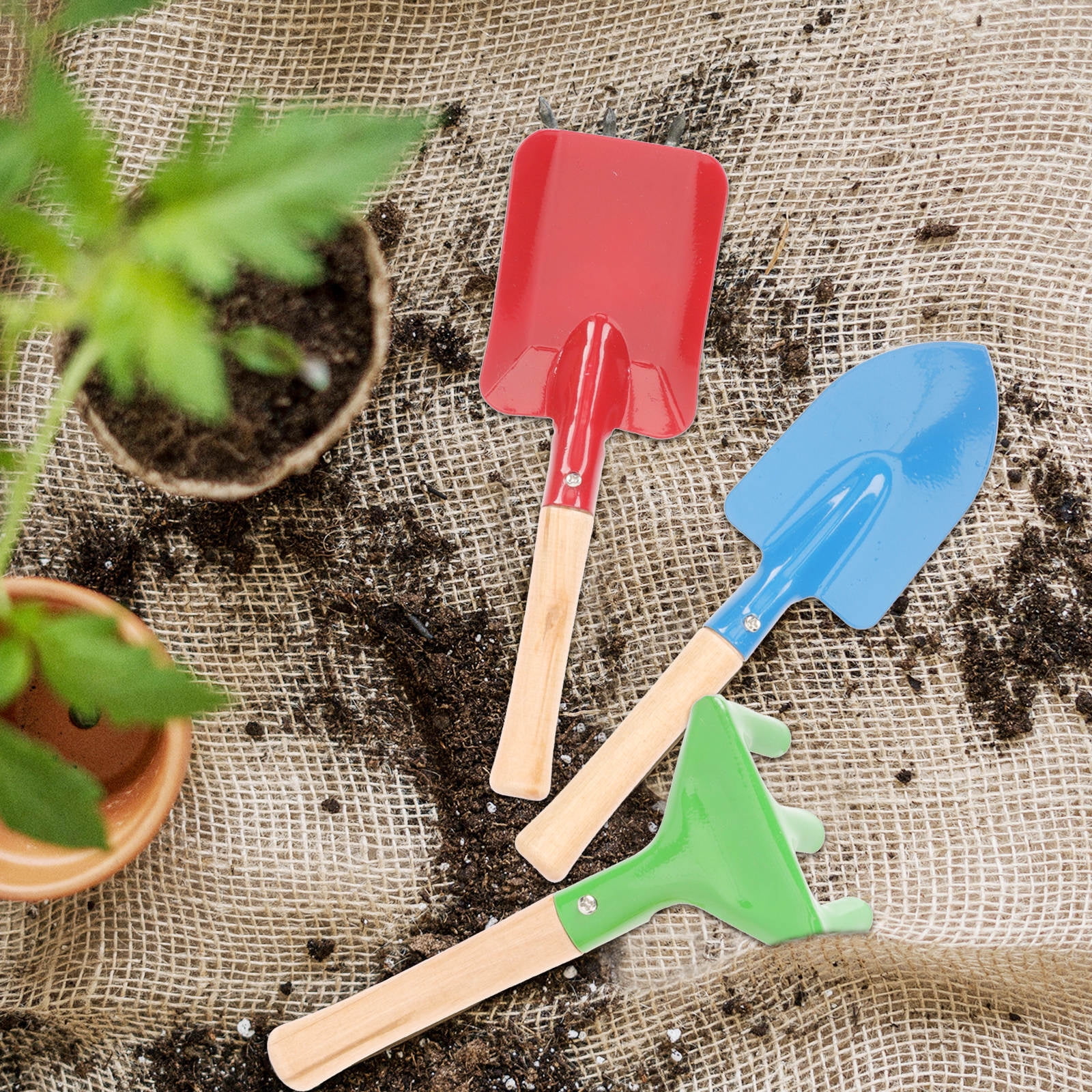 KAJNBN Gardening Activities 1Set Gardening Tools Design Square Shovel ...