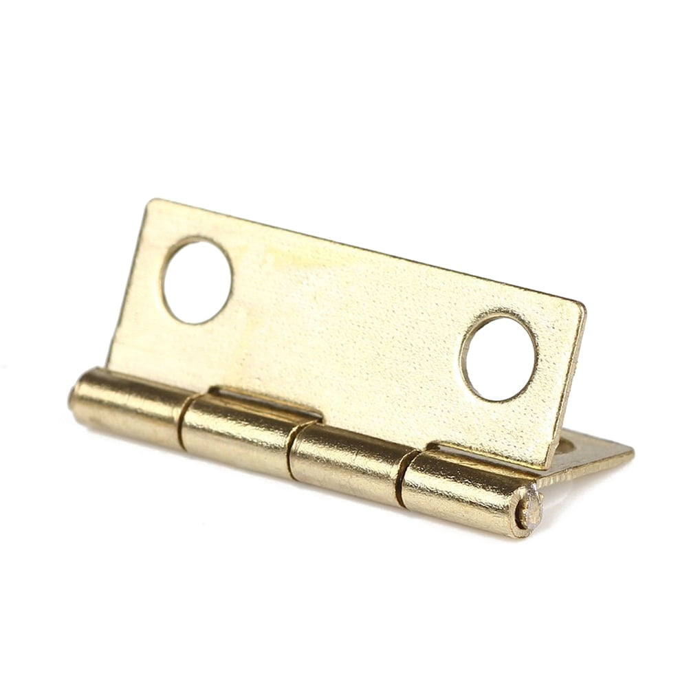 KAJNBN Mini Hinge Golden Steel 30Pcs for Drawer Hinges and Cabinet ...