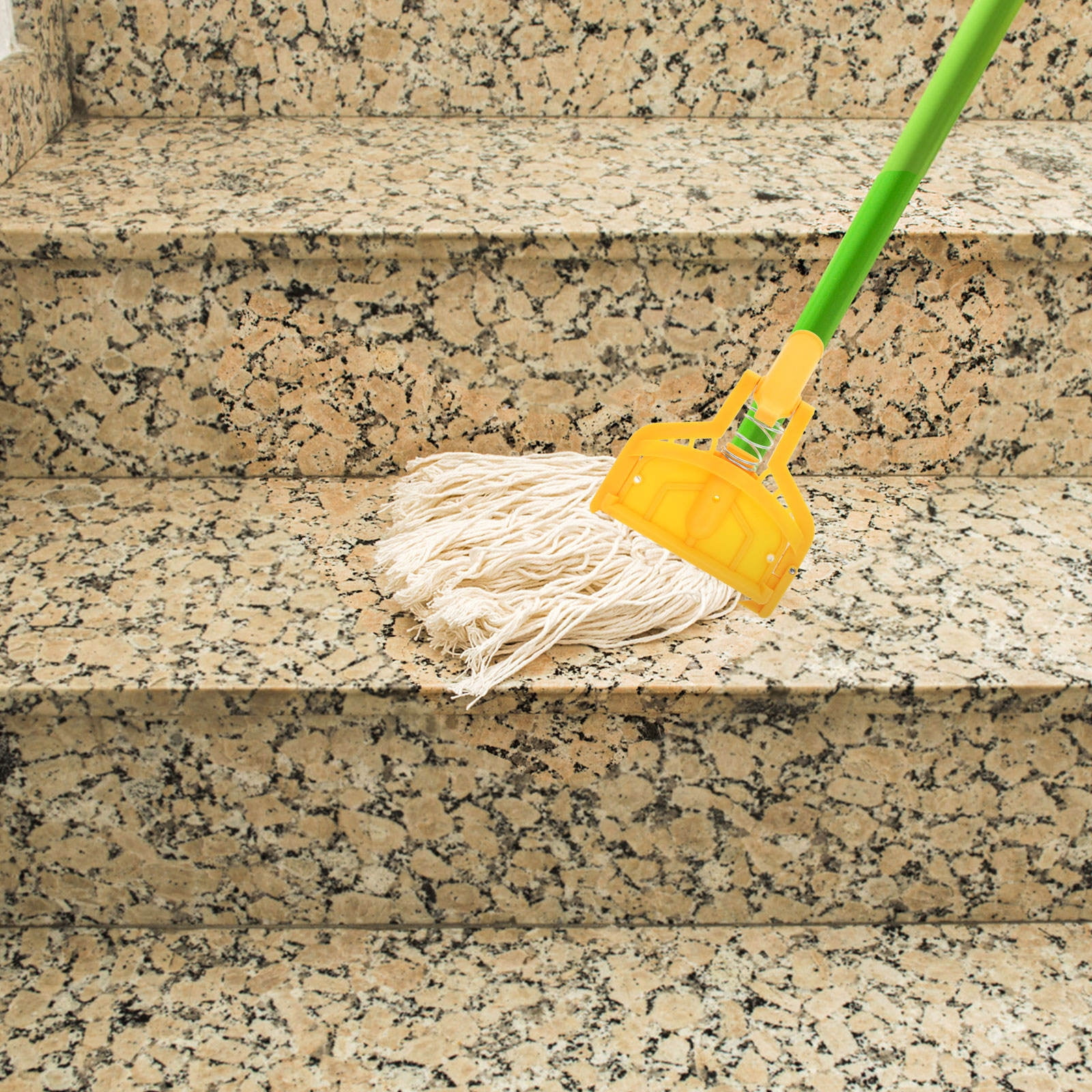 KAJNBN Mop Replacement Heads Quick Changing Mop Head Clamps Easy ...