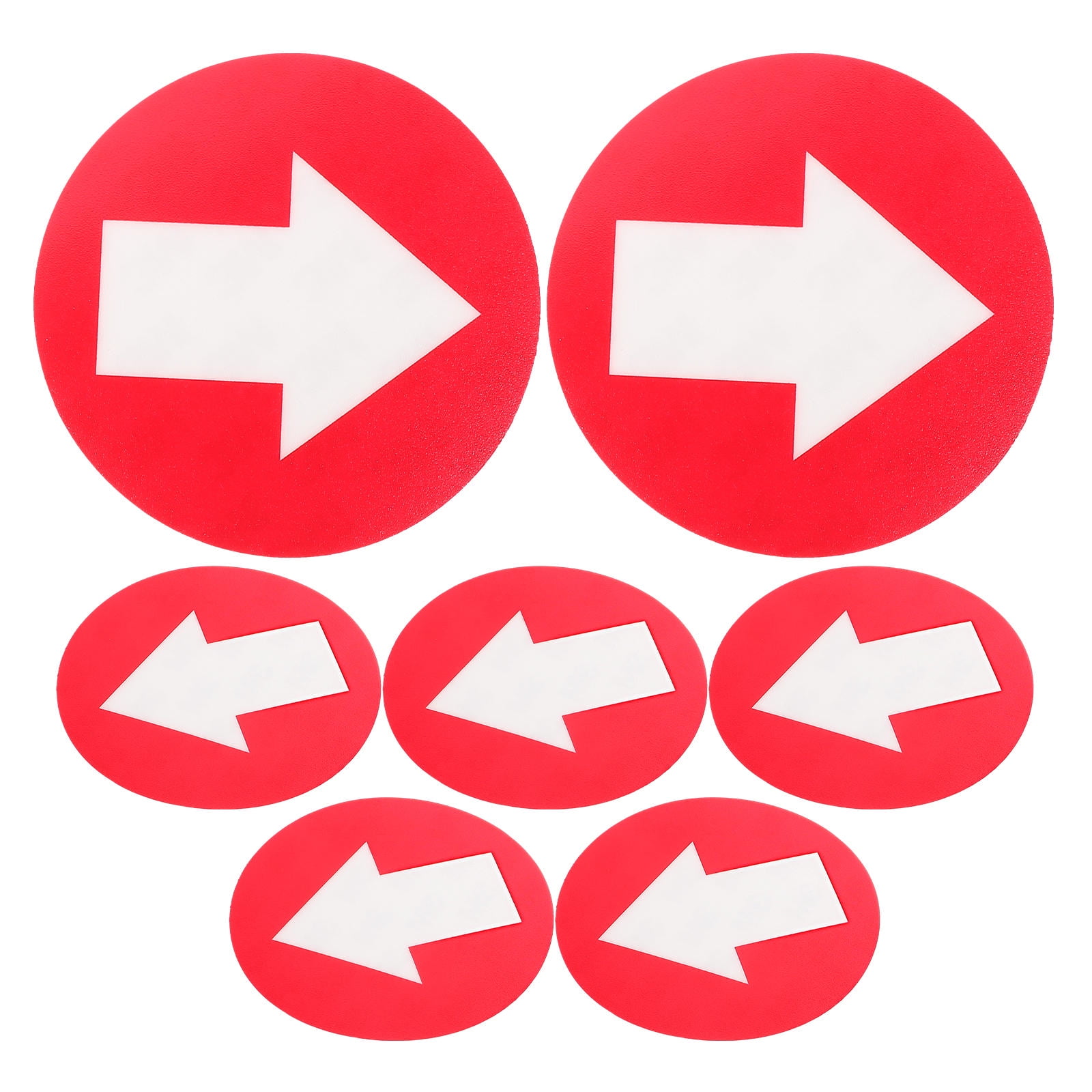 KAJNBN Red Waterproof Reflective Arrow Direction Signs 10Pcs for Hikers ...