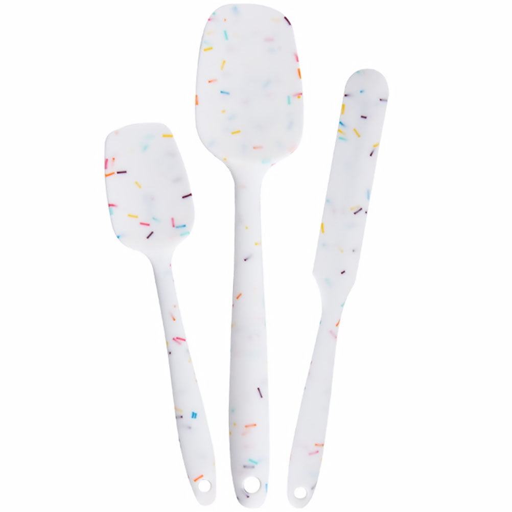 KAJNBN Silicone Spatula for Kitchen Use Lightweight White Color Easy to ...