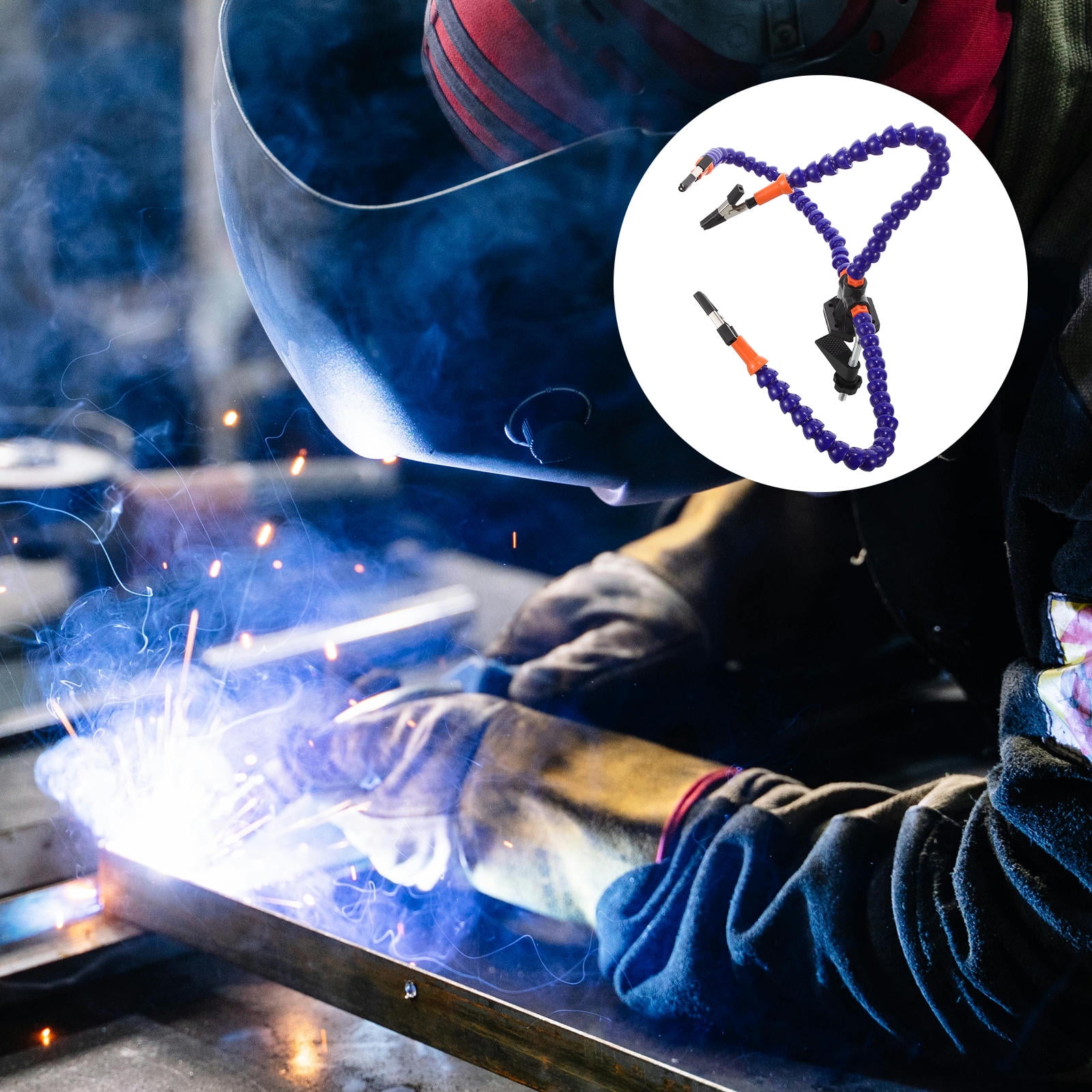 KAJNBN Third Hand Soldering Tool 1 Set Black Heavy Duty Welding ...