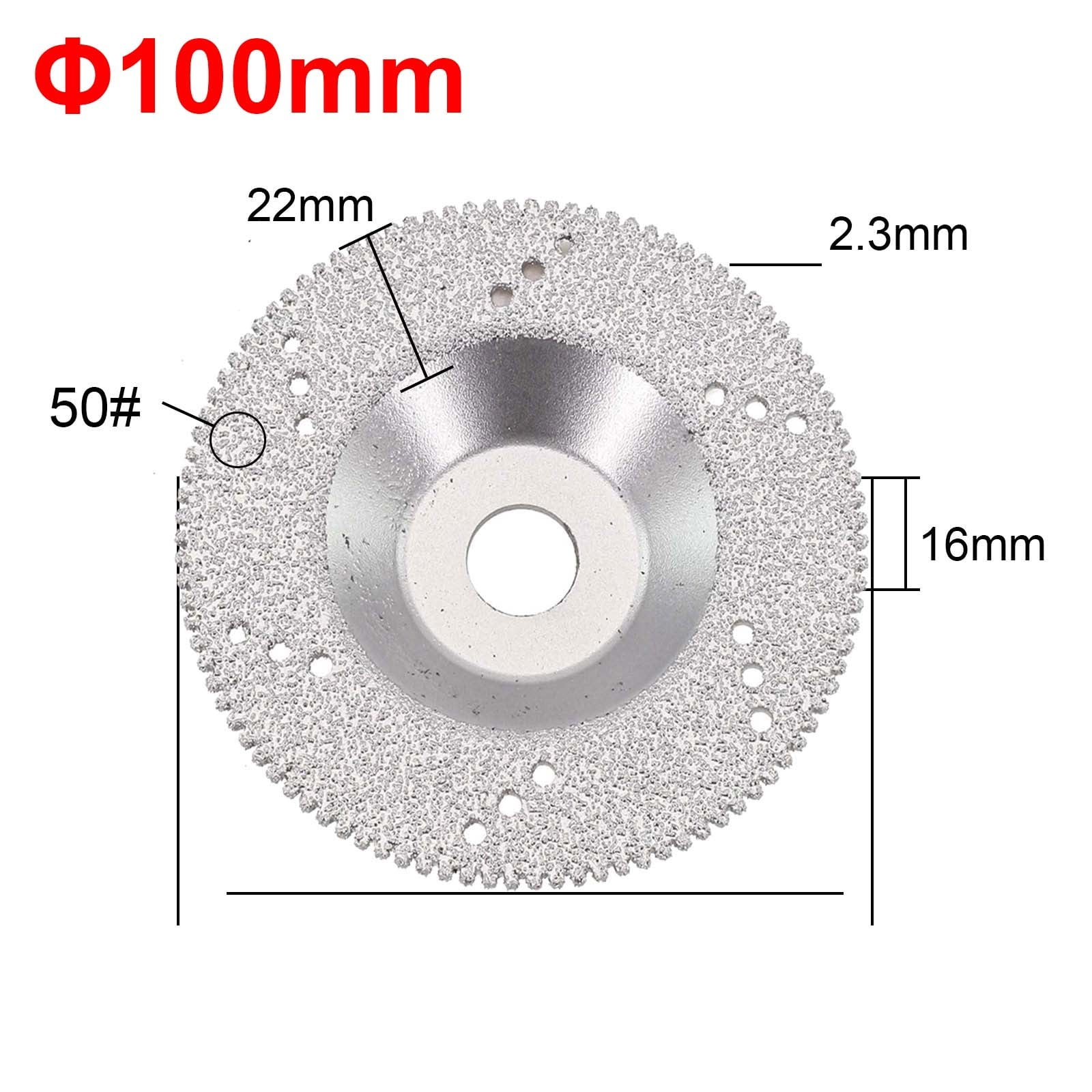 KAJOVE 100mm Angle Grinder Dry Grinding Disc Diamond Cutting Disc ...