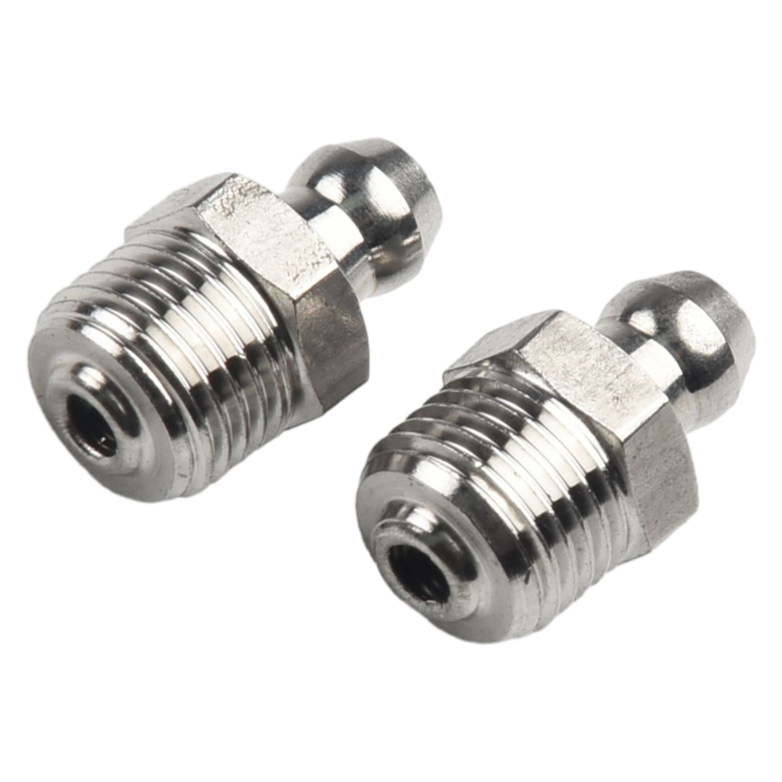 KAJOVE 10pcs 201 Stainless Steel Straight Hydraulic Grease Fitting 1/8 ...