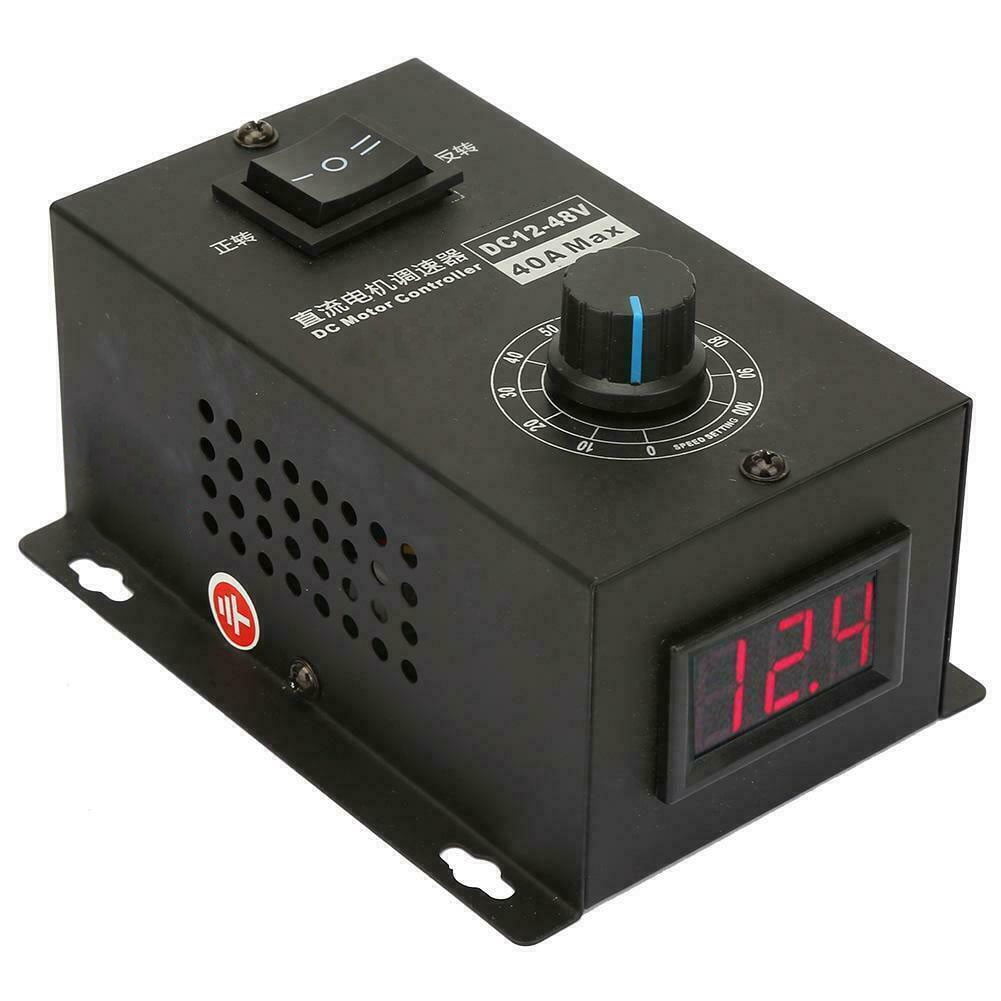 KAJOVE 1PCS DC Motor Speed Controller Governor 12V~48V 40A Brush for ...