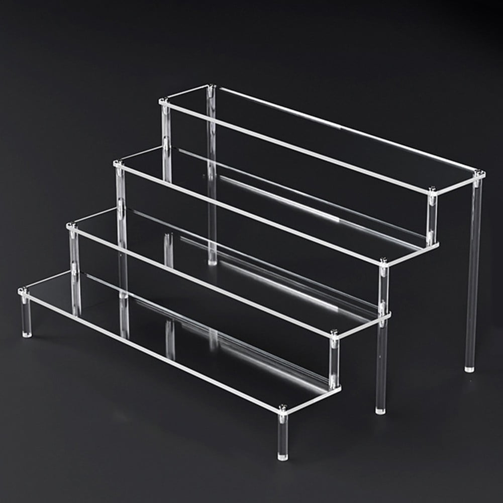 KAJOVE 2-5 Layers Acrylic Display Stand Perfume Figurine Transparent ...