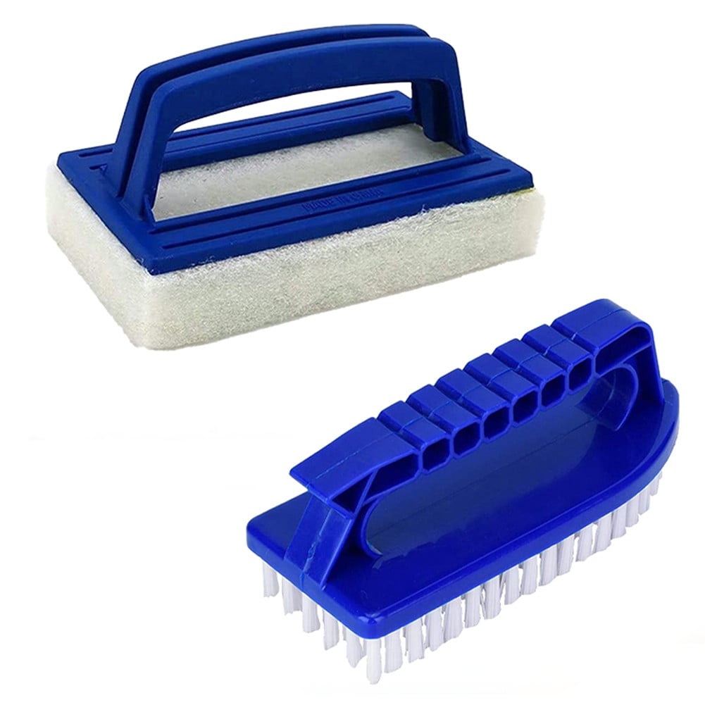 KAJOVE 2-pack pool cleaning brushes: easily clean pool walls and floors ...