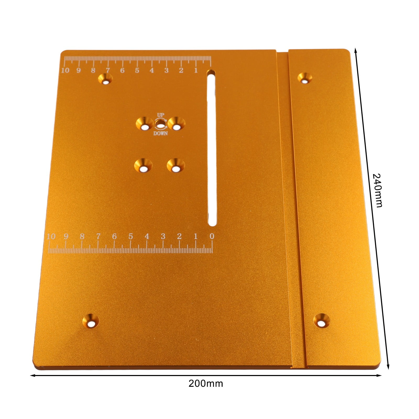 KAJOVE 240*200*6mm T60 Table Saw Panel Aluminum Flip-up Panel Workbench ...