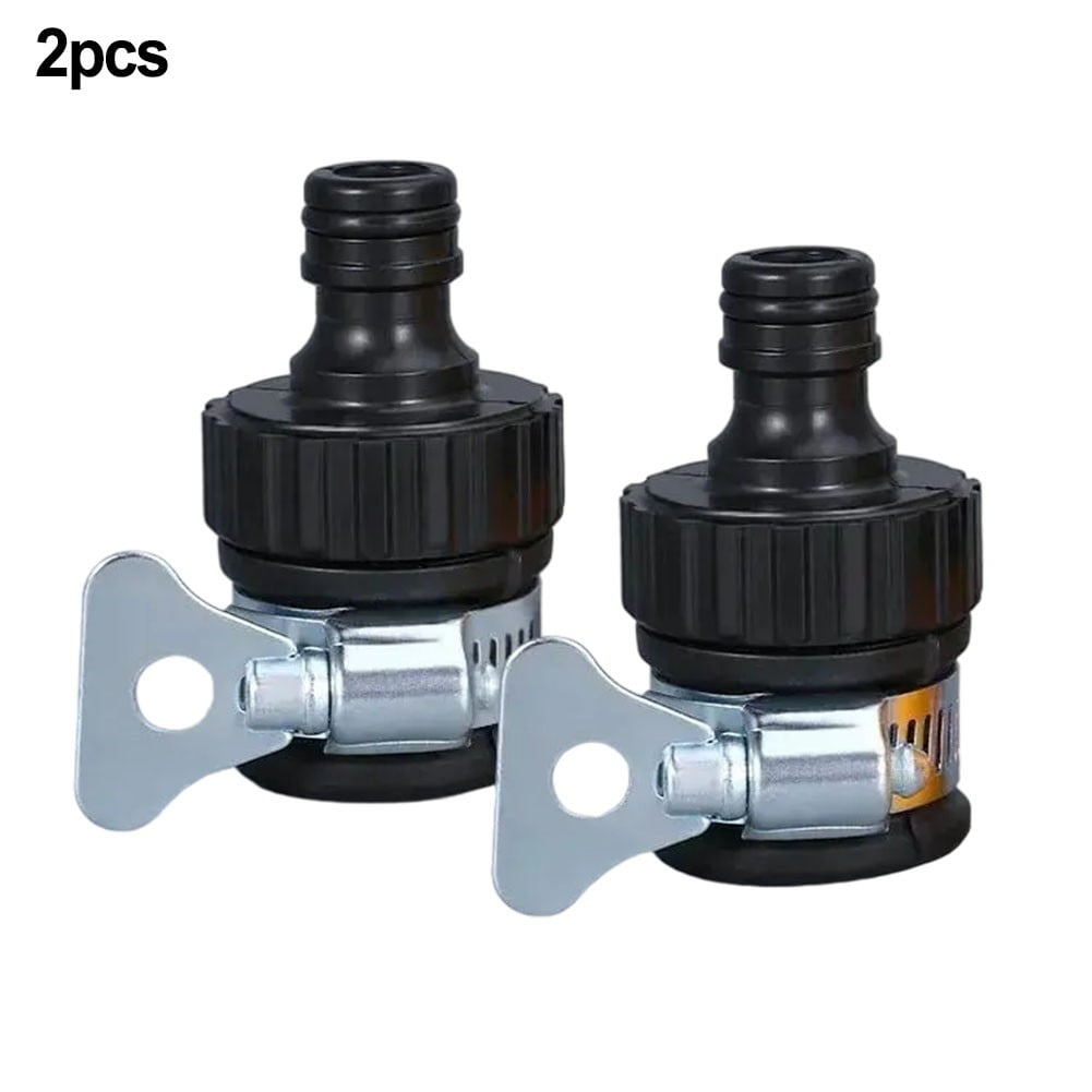 KAJOVE 2pcs Garden Water Pipe Connector Water Faucet Adapter Quick ...