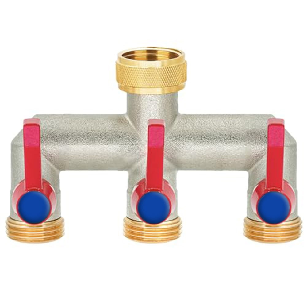 KAJOVE 3-Way Splitter 3 Way Water Distributor Rust Resistant ...