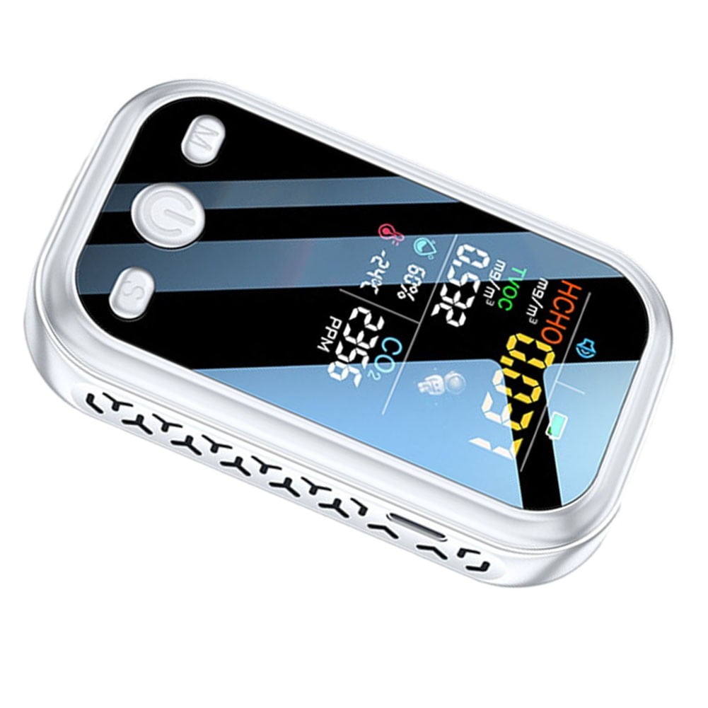 KAJOVE 5-in-1 Air Quality Monitor Temperature and Humidity Tester ...