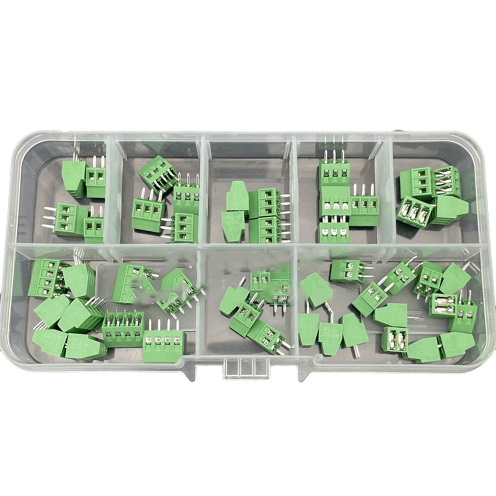KAJOVE 50PCS DG308 Terminal Blocks KF128 2.54mm 2/3/4P PCB Mount Screw ...