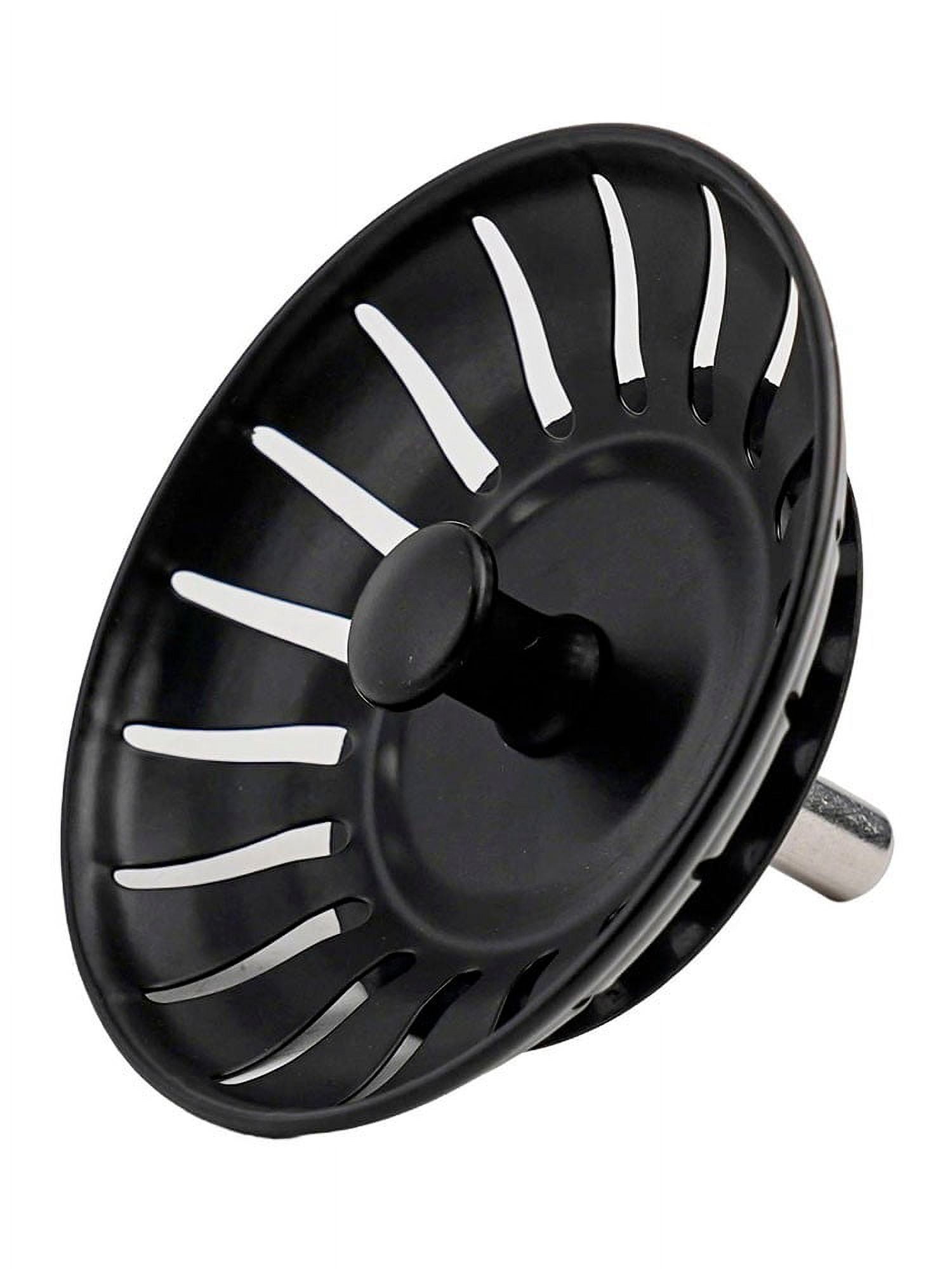 KAJOVE 78mm Black Kitchen Sink Replacement Drain Waste Filter Plug ...