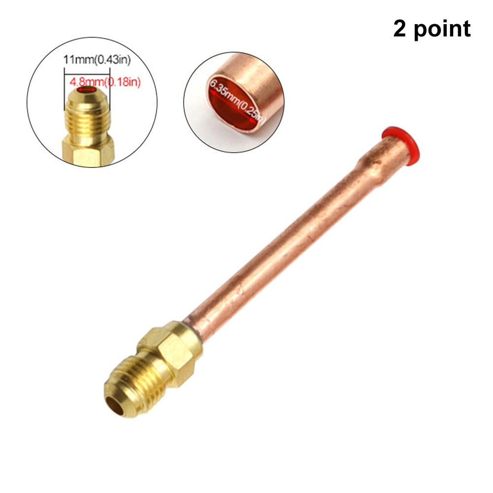 KAJOVE Air Conditioner Copper Tube With Brass Forged SAE 1/4 3/8 1/2 3/ ...