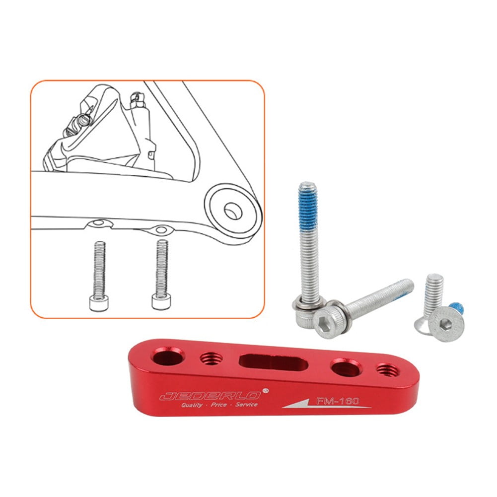 KAJOVE Bike Disc Brake Caliper Adapter Flat Mount Post Mount for 140 ...