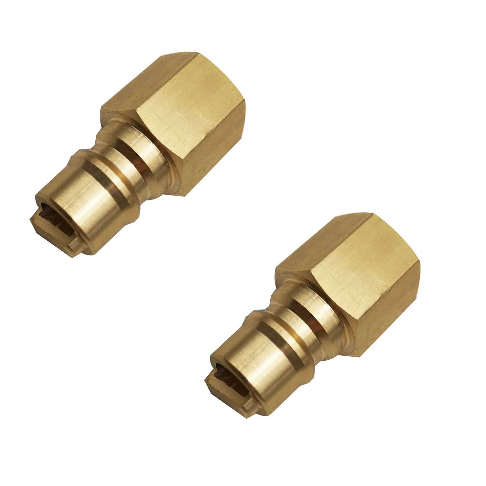 KAJOVE Connector Propane Quick Brass Plug Coupling Connection For Low ...