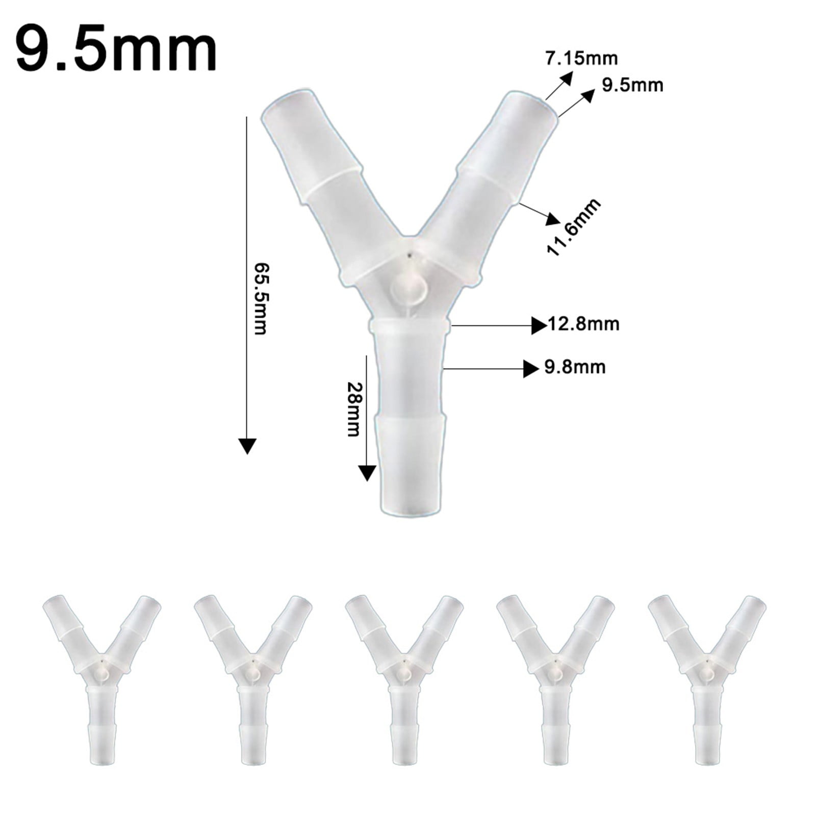 KAJOVE Convenient Hose Y Divider for Oxygen Concentrator For air Hose 6PCS Set 9.5MM - Walmart.com